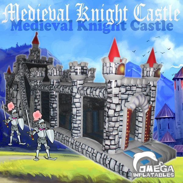 Omega Inflatables Factory - Knight Castle Medieval Obstacle Course
