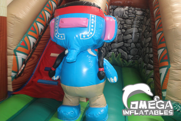 Omega Inflatables Factory - Inflatable Candy House Slide