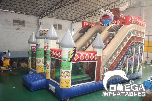 Omega Inflatables Factory - Inflatable Candy House Slide