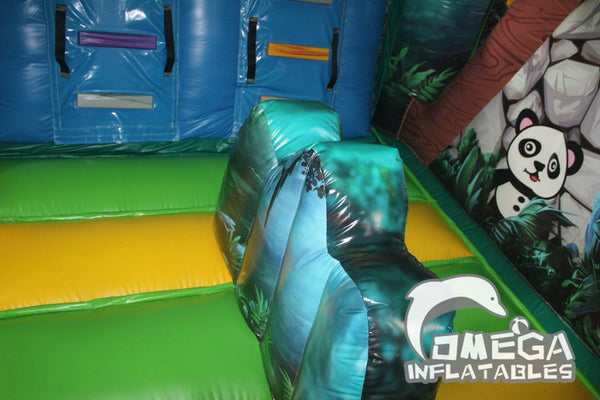 Omega Inflatables Factory - Panda Themed Inflatable Combo