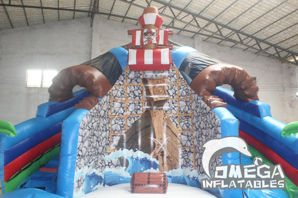 Omega Inflatables Factory - Pirates Water Slide with Big Pool