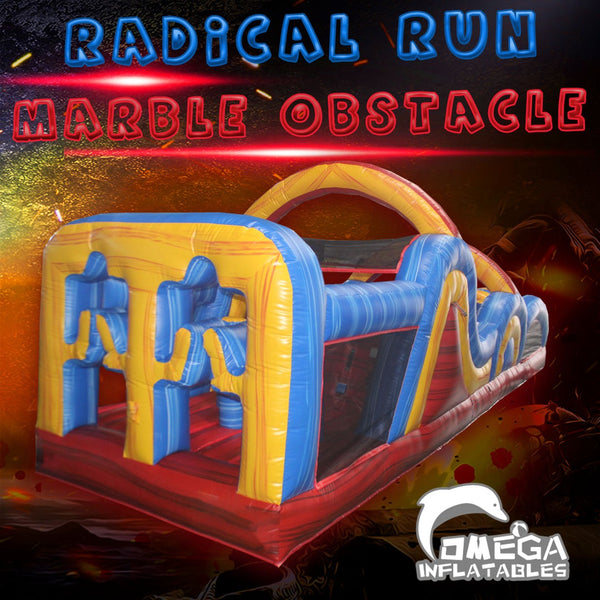 Radical Run Marble Inflatable Obstacle Course (Small Version) | Omega ...