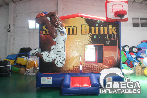 Omega Inflatables Factory - Basketball Slam Dunk Bounce House ...
