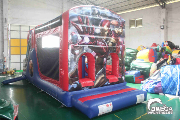Omega Inflatables Factory - Superhero Inflatable Obstacle Course