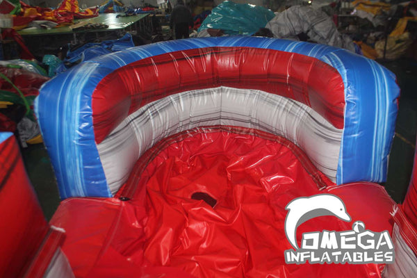 Omega Inflatables Factory - 22FT Purple Tropical Water Slide