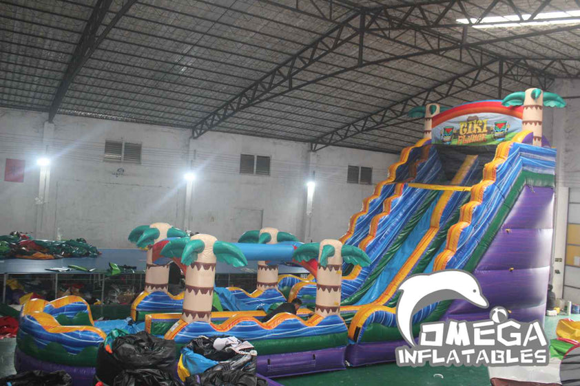 Omega Inflatables Factory - 22FT Tiki Falls Water Slide