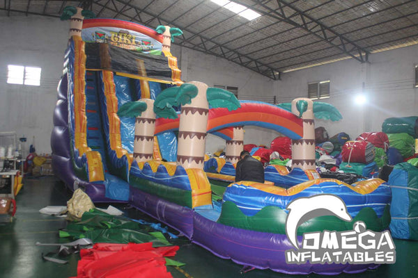 Omega Inflatables Factory - 22FT Tiki Falls Water Slide
