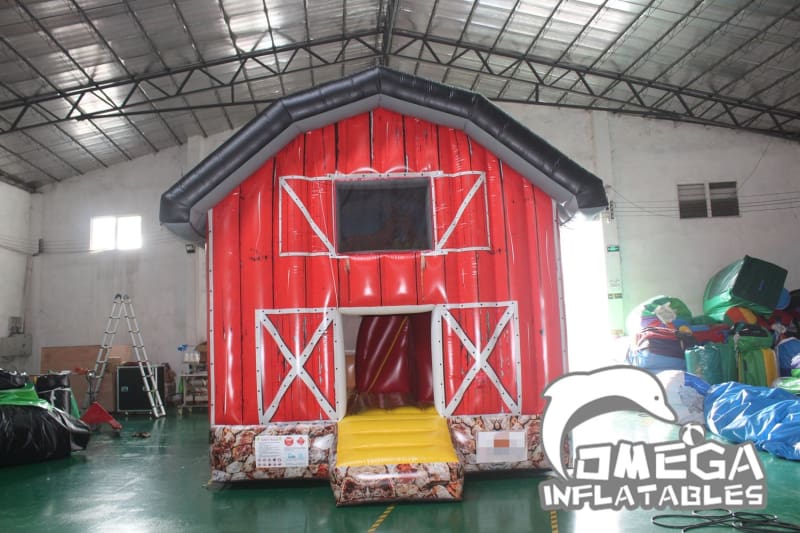 Omega Inflatables Factory - Barn House Bouncer
