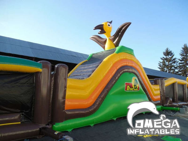 Omega Inflatables Factory - Big Dino Obstacle Course