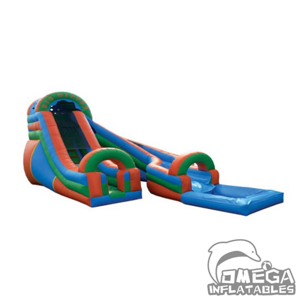 Omega Inflatables Factory - Big Dipper Tropical Water Slide With Pool