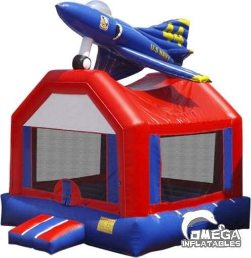 Omega Inflatables Factory - Blue Angels Bounce House Party Jumpers for Sale
