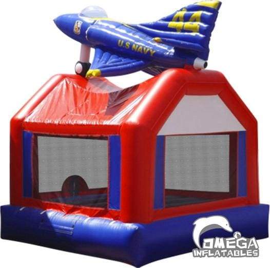 Omega Inflatables Factory - Blue Angels Bounce House Party Jumpers for Sale