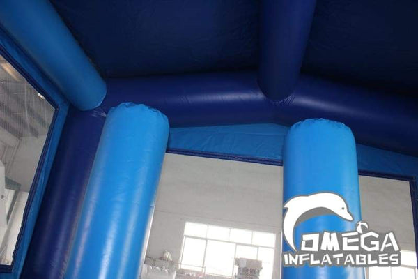 Omega Inflatables Factory - Blue Inflatable Bounce House Manufacturers