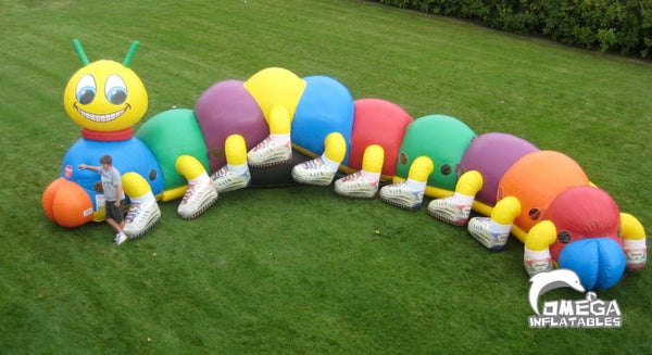 Omega Inflatables Factory - Caterpillar Inflatable Obstacle Course