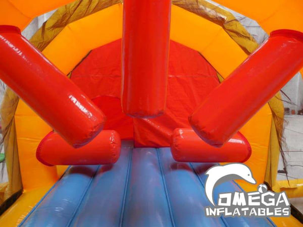 Omega Inflatables Factory - Caterpillar Obstacle Course without Slide