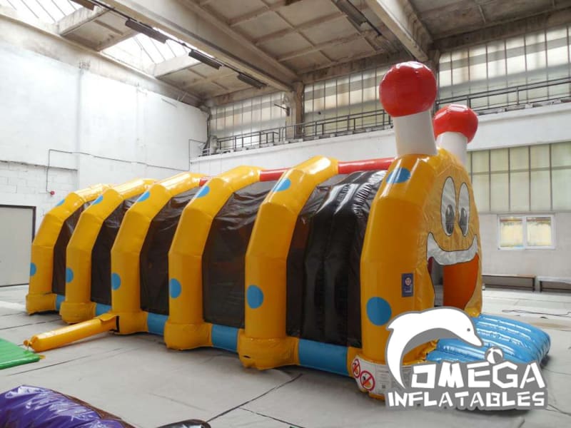 Omega Inflatables Factory - Caterpillar Obstacle Course without Slide