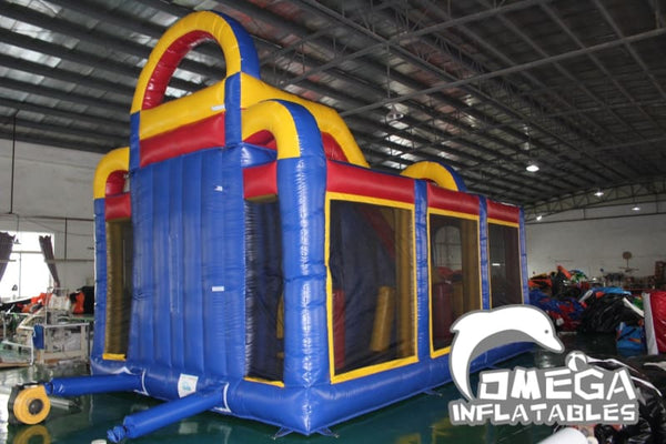 Dash N Splash Wet Dry Inflatable Obstacle Course | Omega Inflatables ...