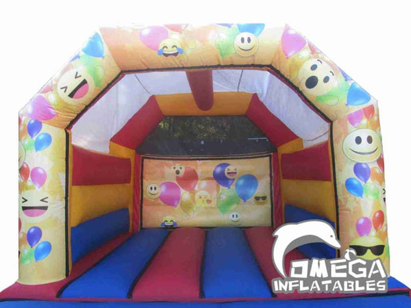 Omega Inflatables Factory - Emoji Bouncy Castle