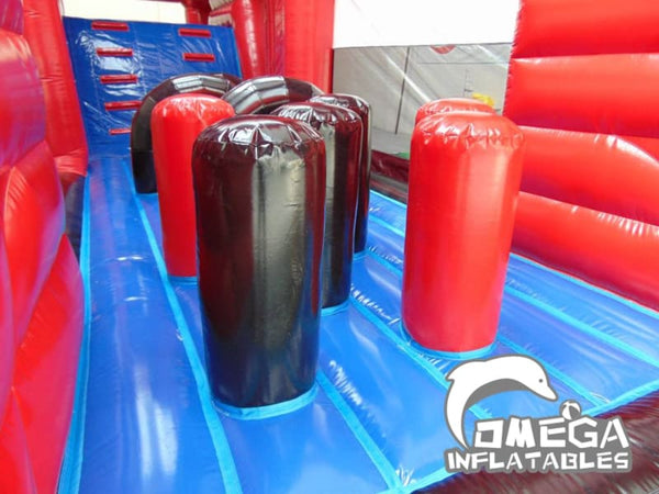 Omega Inflatables Factory - Fire Engine Obstacle Course