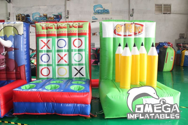 Omega Inflatables Factory - Inflatable 4 in 1 Carnival Game