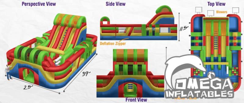 Omega Inflatables Factory - Inflatable Adrenaline Zone(Large Size)