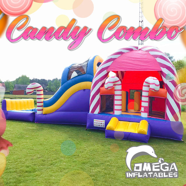 Omega Inflatables Factory - Inflatable Candy Wet Dry Combo