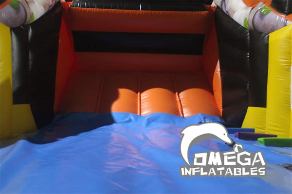 Omega Inflatables Factory - Inflatable Digger Backhole Obstacle Course
