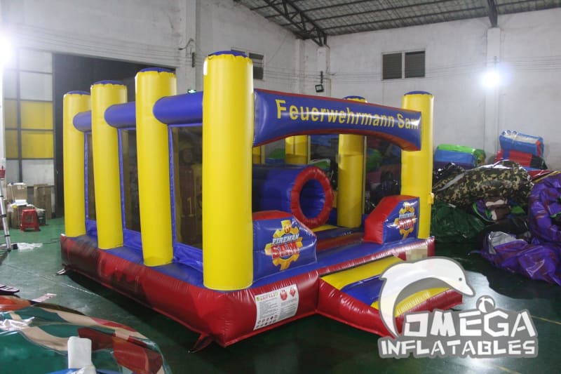 Omega Inflatables Factory - Inflatable Firefighter Jumping Castle