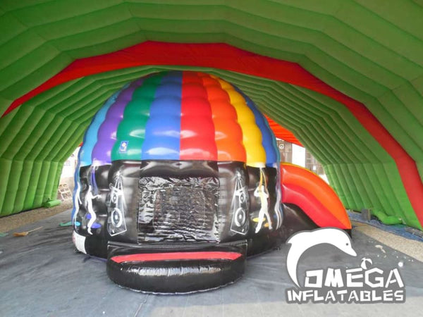 Omega Inflatables Factory - Inflatables Disco Dome with Slide