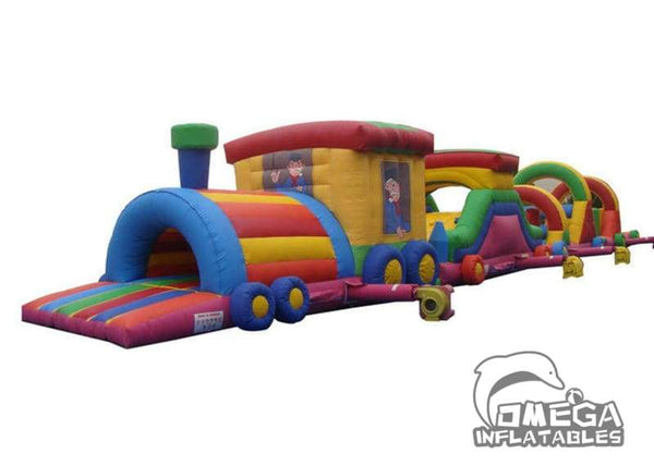 Omega Inflatables Factory - Inflatables Train Obstacle Course