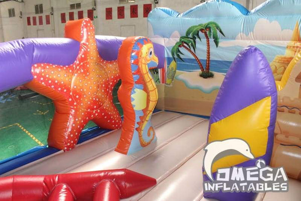 Omega Inflatables Factory - Kids Beach Party Combo Commercial ...