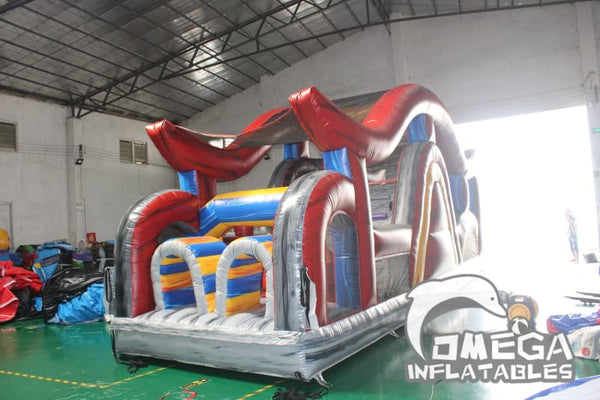 Omega Inflatables Factory - Marble Shadow Obstacle Course