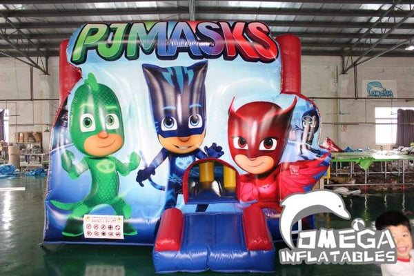 Omega Inflatables Factory - Masks Themed Jumping Castle