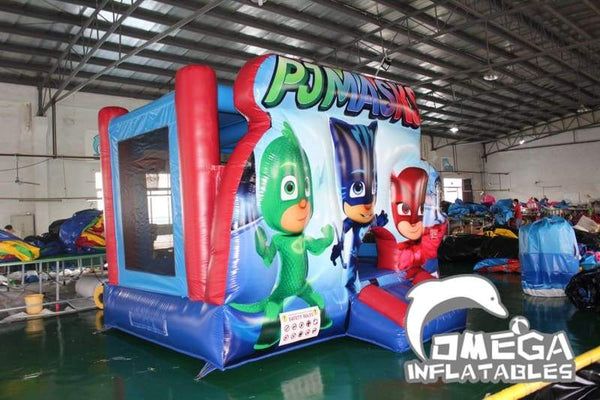 Omega Inflatables Factory - Masks Themed Jumping Castle