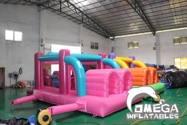 Omega Inflatables Factory - Mini Pink Obstacle Course