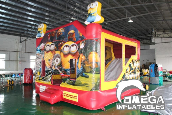 Omega Inflatables Factory - Minions themed Inflatable Combo