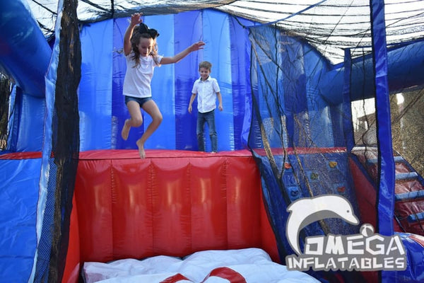 Omega Inflatables Factory - Ninja Jump Kid Combo