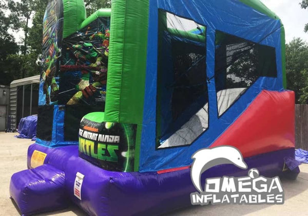 Omega Inflatables Factory - Ninja Turtles Inflatable Combo