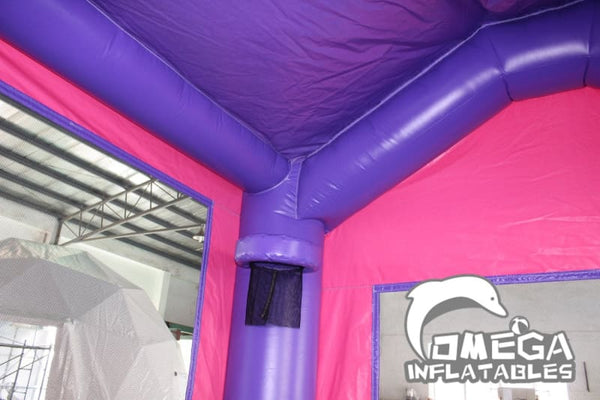 Omega Inflatables Factory - Purple & Pink Queen Bouncy Castle