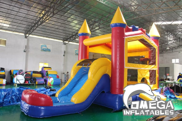 Rainbow Bricks Athletic Water Combo | Omega Inflatables Factory