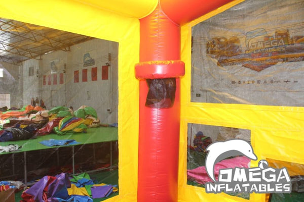 Rainbow Bricks Athletic Water Combo | Omega Inflatables Factory