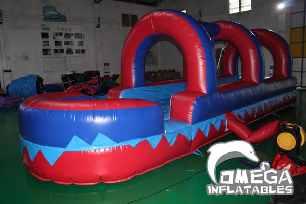 Omega Inflatables Factory - Red And Blue Slip N Slide