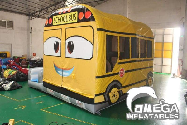 Omega Inflatables Factory - School Bus Commercial Inflatable Bounce ...