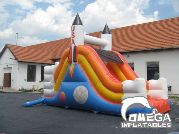 Omega Inflatables Factory - Space Rocket Obstacle Course