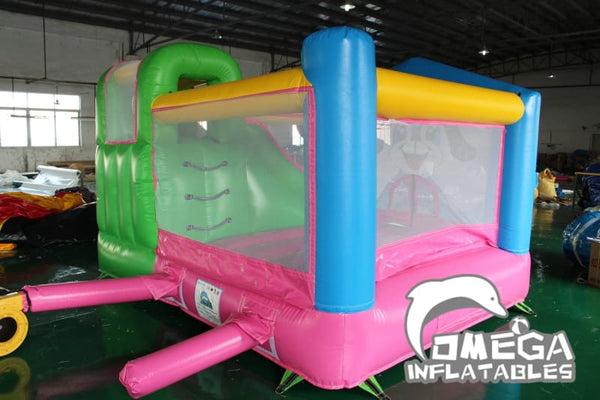 Omega Inflatables Factory - Spotty Dog Inflatable Bouncy Castle with Slide