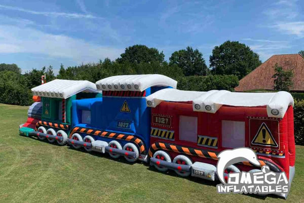 Omega Inflatables Factory - Steam Train Obstacle Course