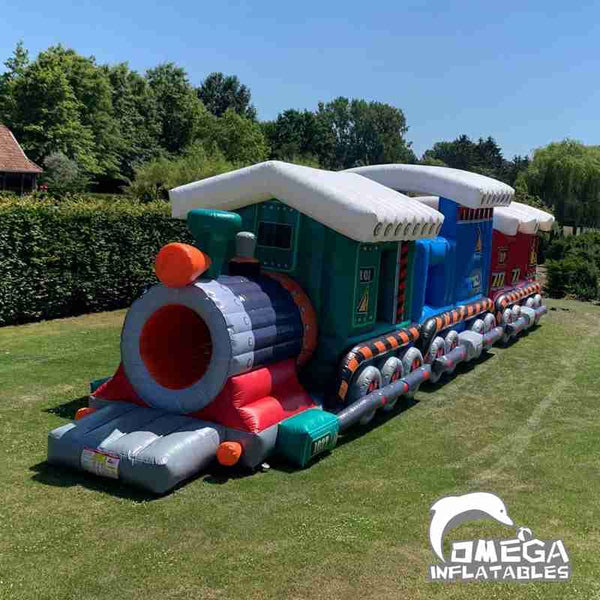 Omega Inflatables Factory - Steam Train Obstacle Course