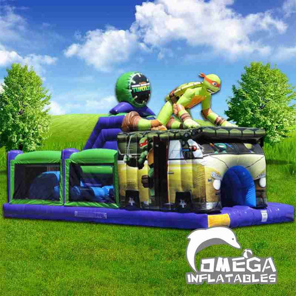Omega Inflatables Factory - Teenage Mutant Ninja Turtles Obstacle Course