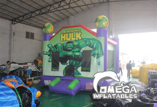 Omega Inflatables Factory - The Incredible Hulk Inflatable Bounce House