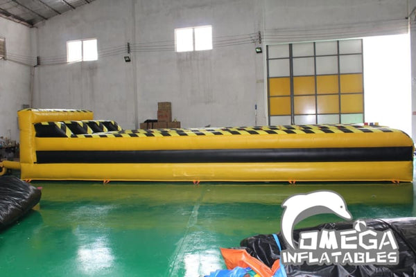 Omega Inflatables Factory - Three Lane Bungee Run in Toxic Theme